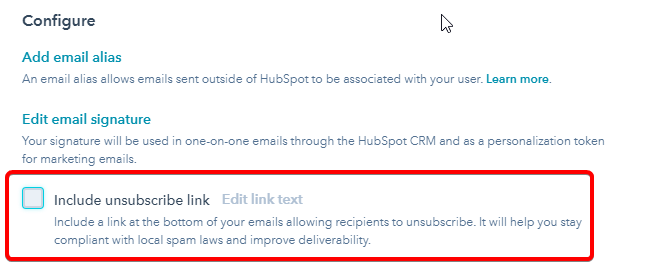 Resubscribing a contact who unsubscribed from marketing emails in HubSpot